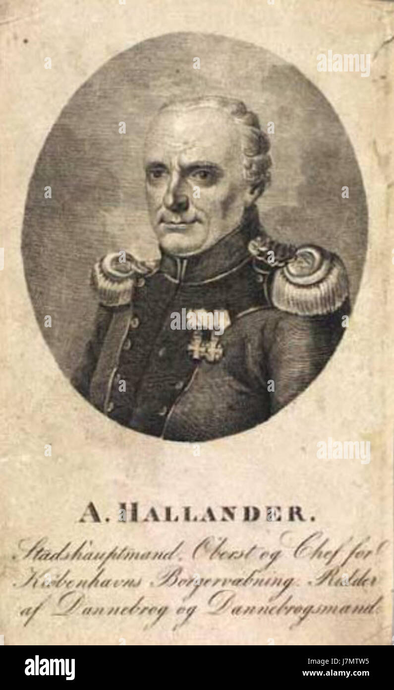A portrait of Andreas Hallander, a notable figure in 19th-century ...
