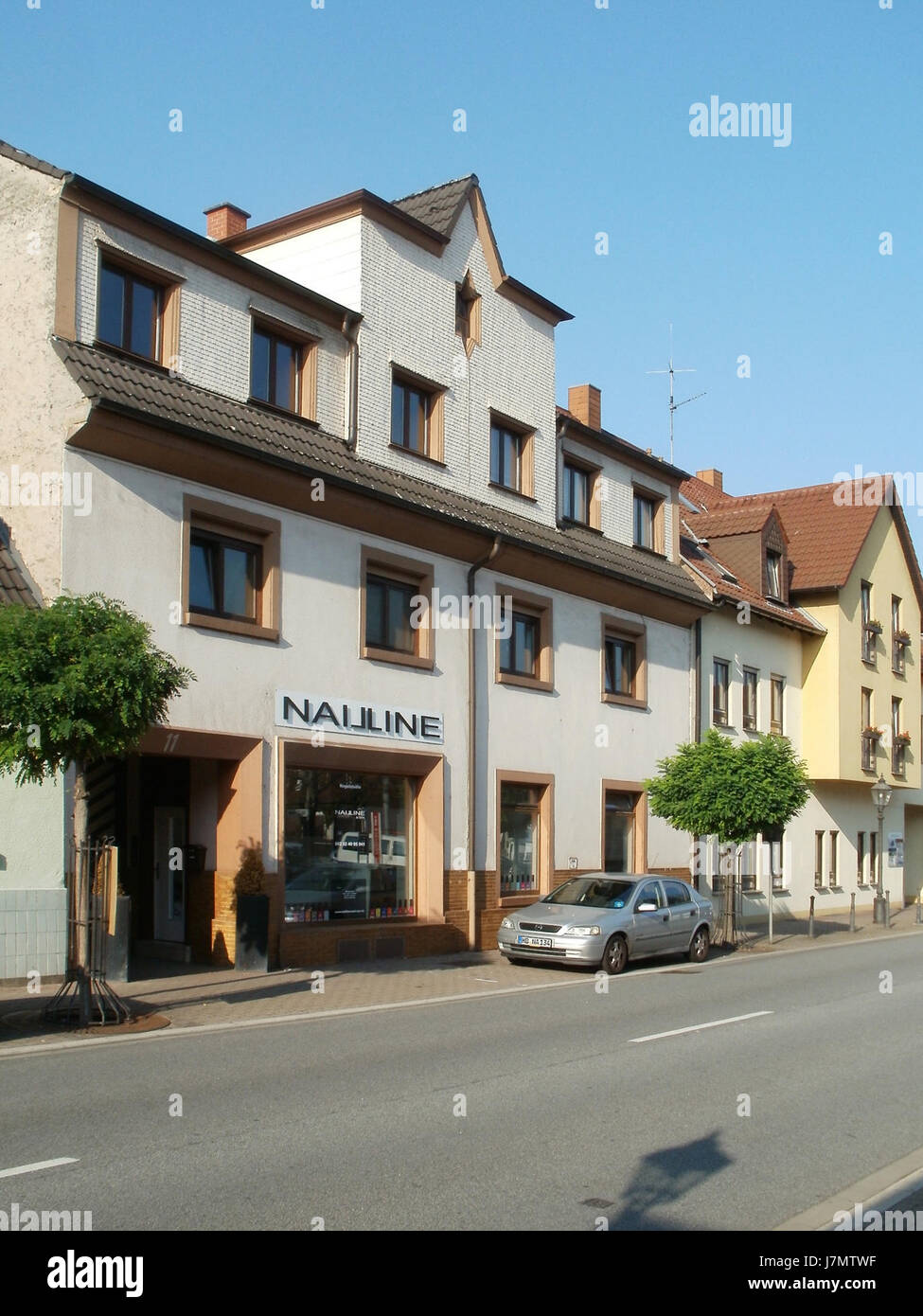 The address located in Schwetzingen, Germany, marks a location in a ...