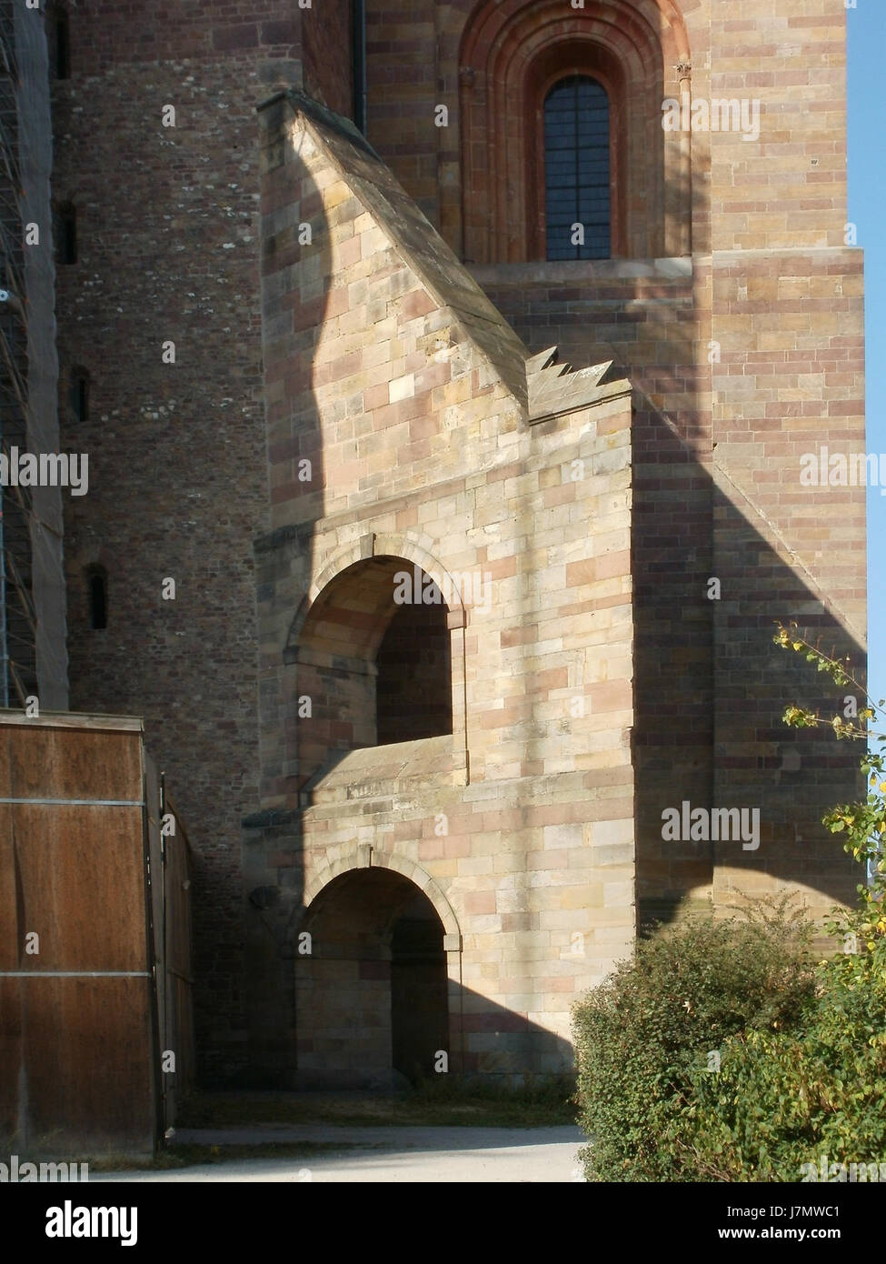 The Speyer Cathedral, located in Speyer, Germany, is a Romanesque ...