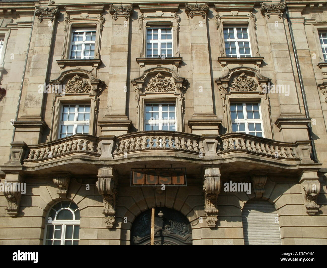 A photograph or document referencing the Hauptpost building in Speyer ...
