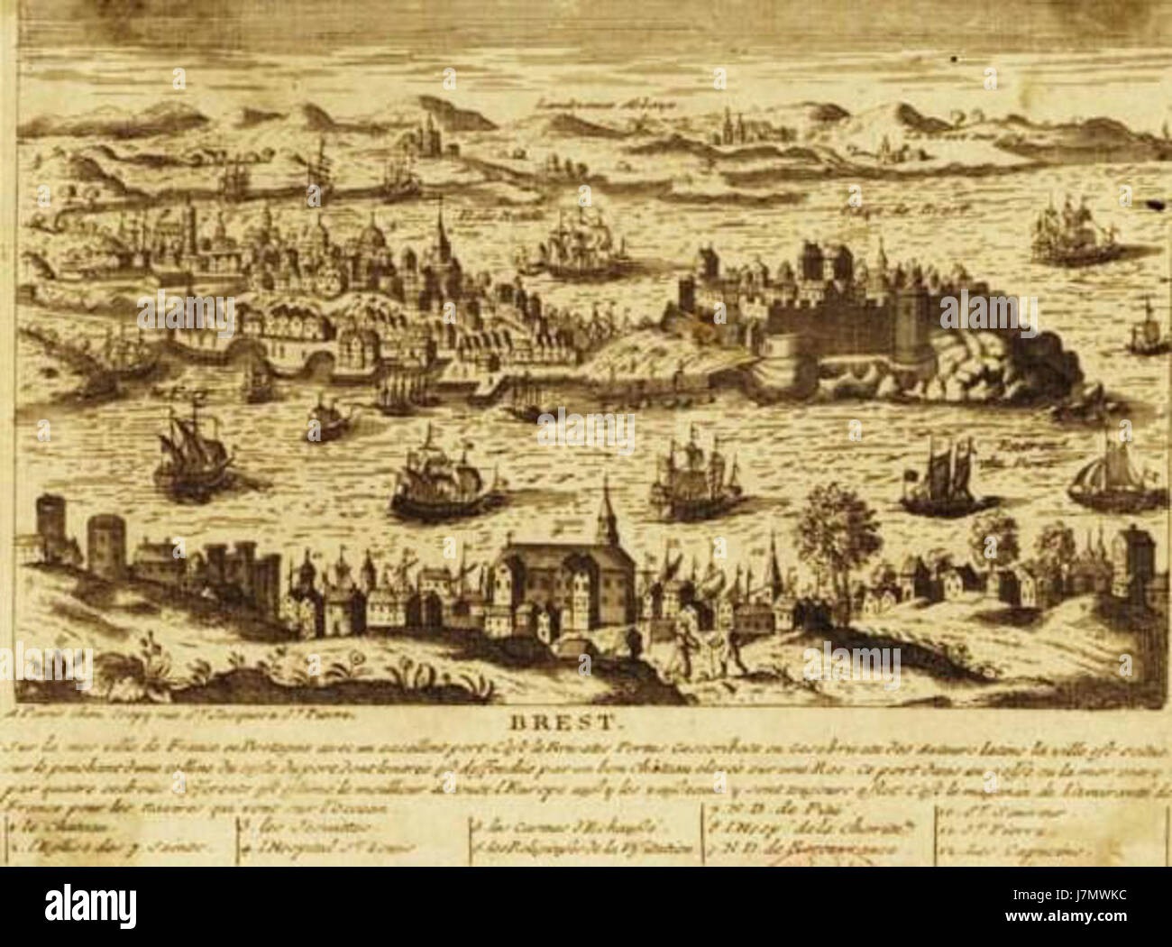 Brest is a city in Brittany, France, known for its excellent harbor ...