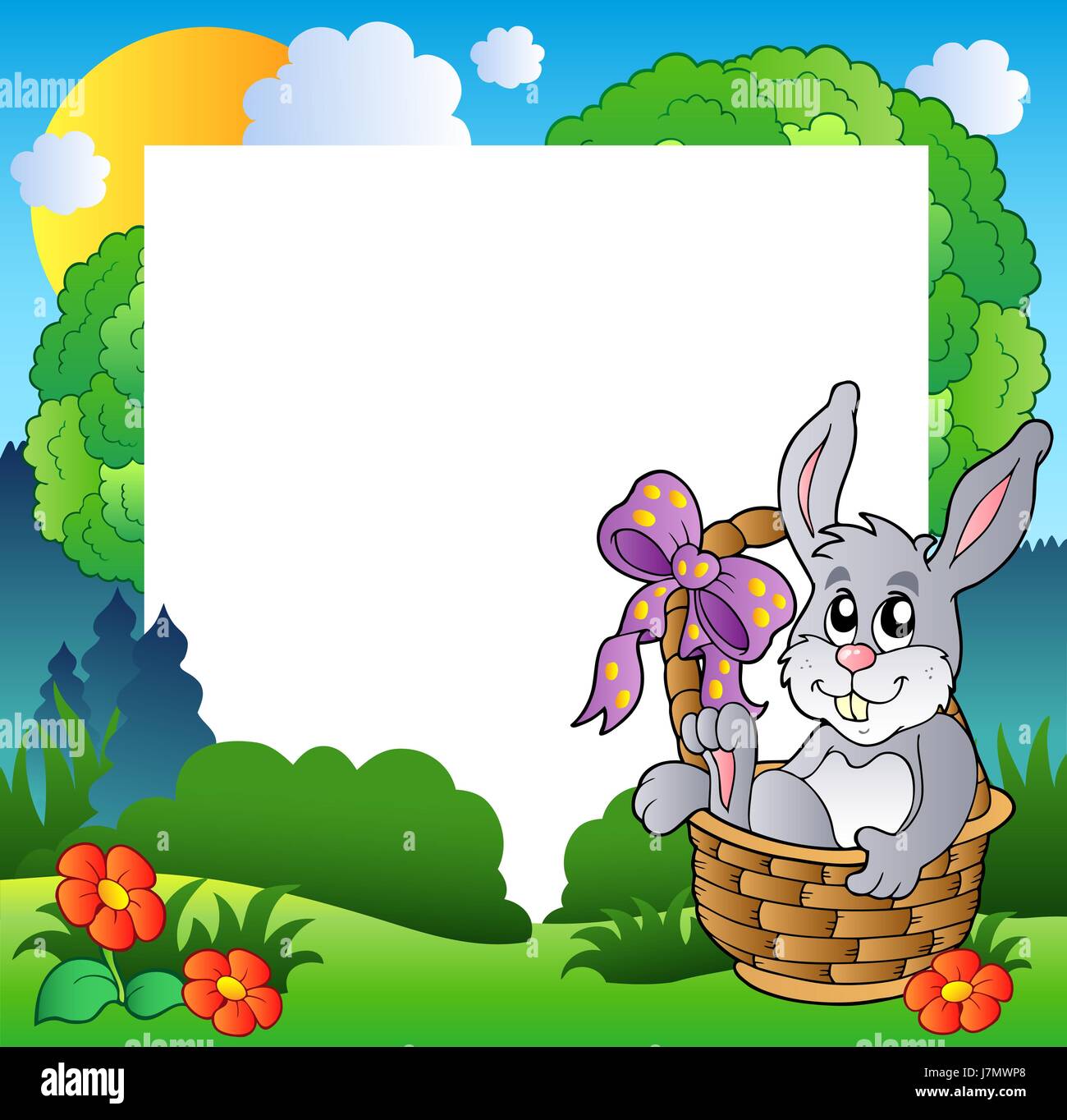 composition pet mammal rodent easter rabbit bunny bunnies frame ...