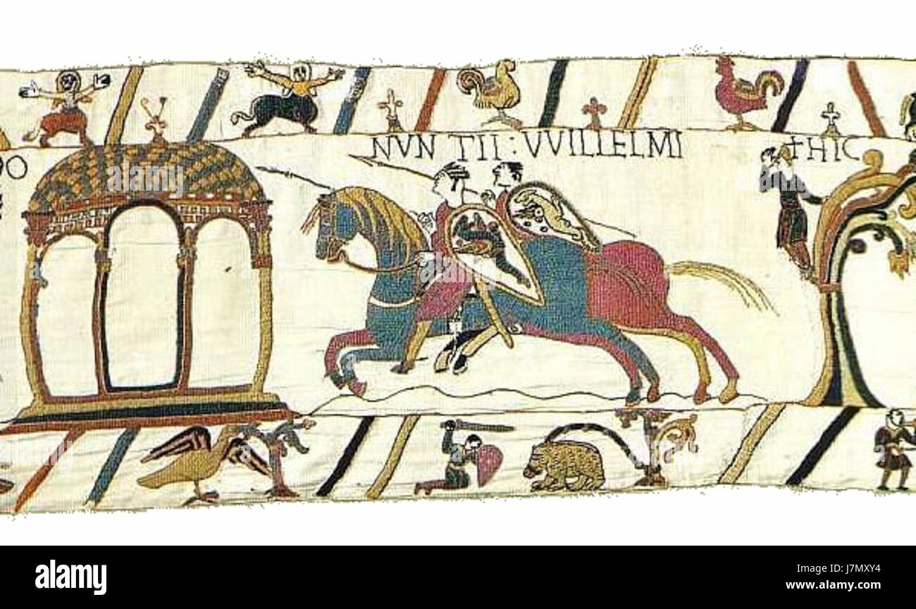 The Bayeux Tapestry is a famous 11th-century embroidered cloth ...
