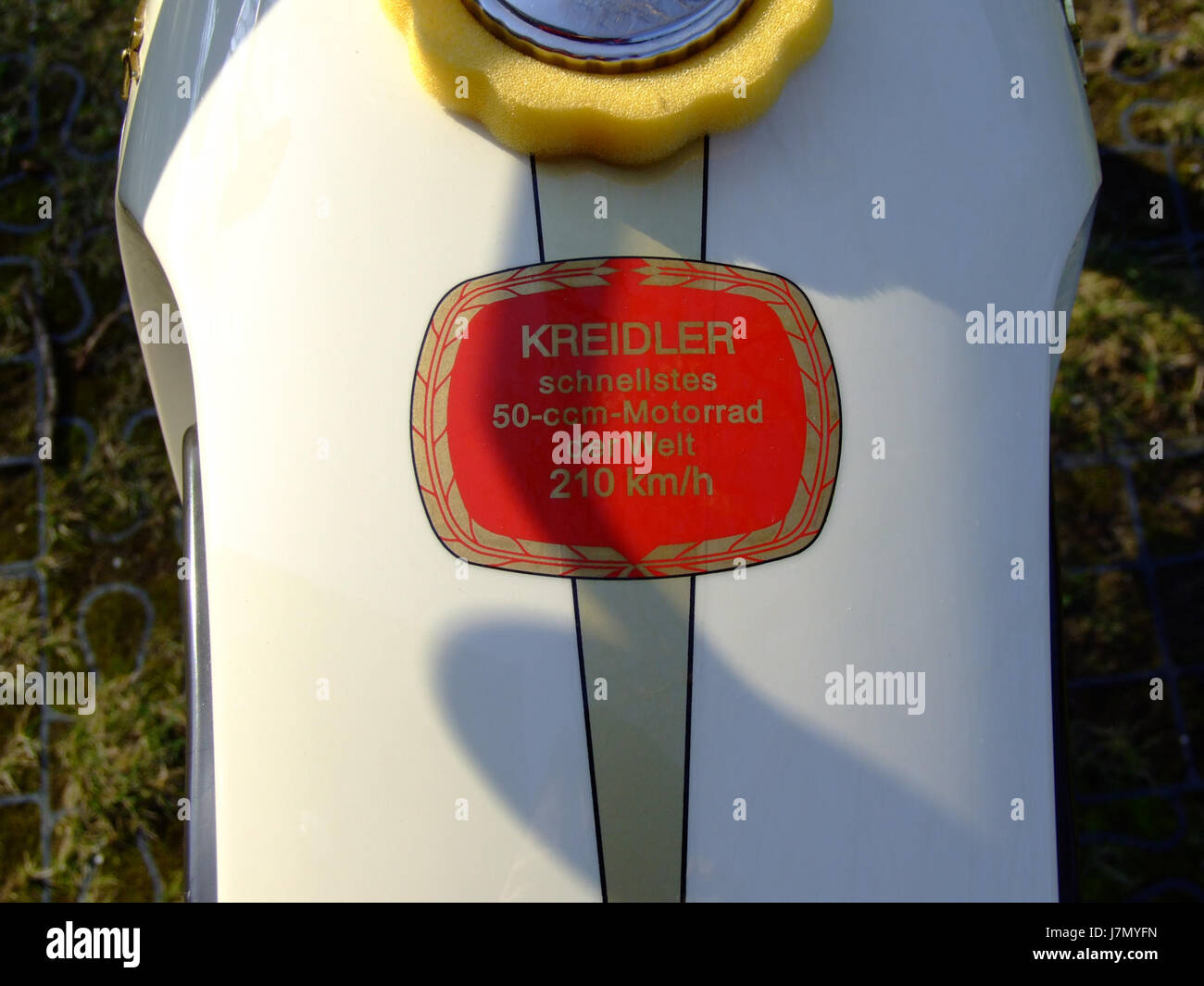 This image showcases a 1971 Kreidler TRS K53 1, a classic motorcycle ...