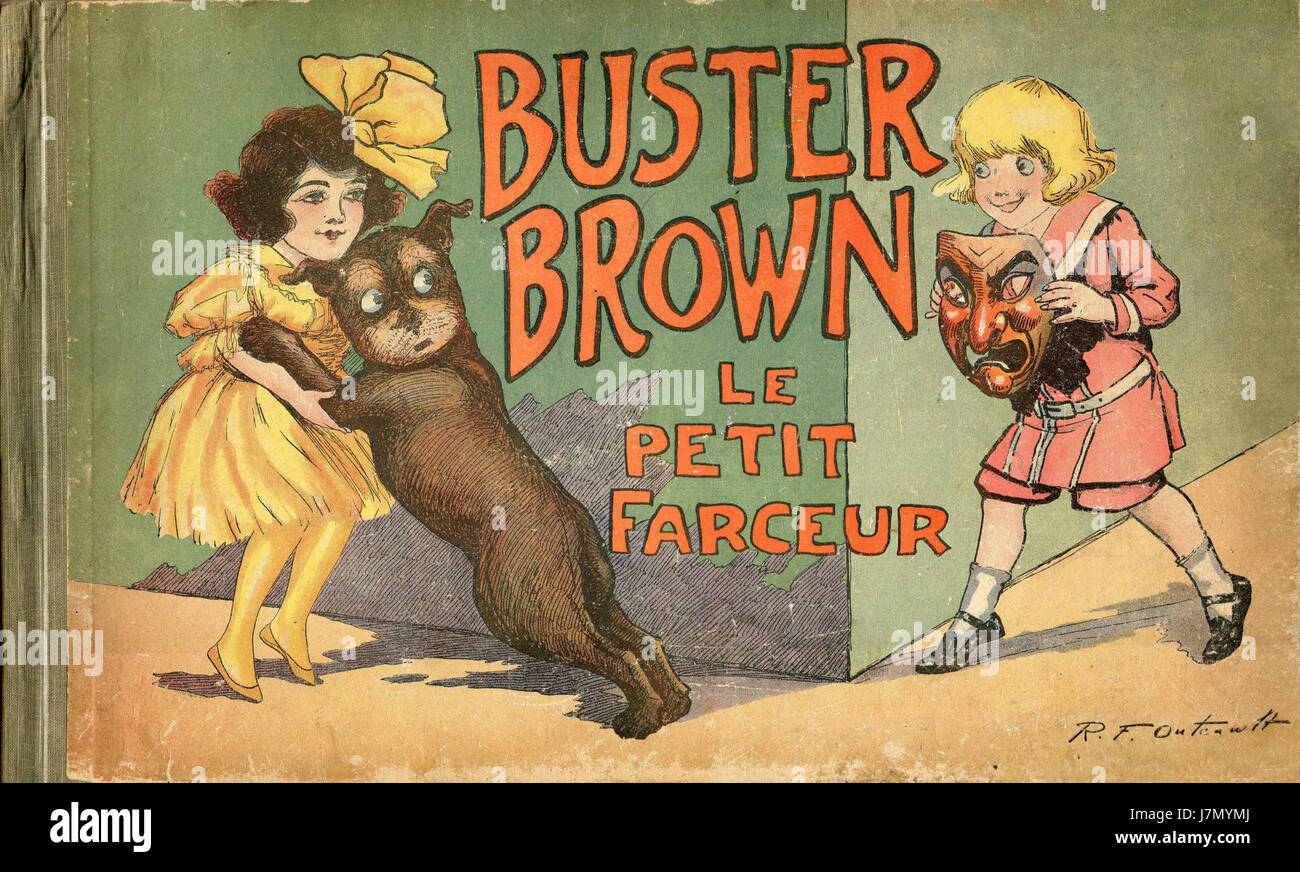 *Buster Brown le petit farceur* refers to a French adaptation or ...