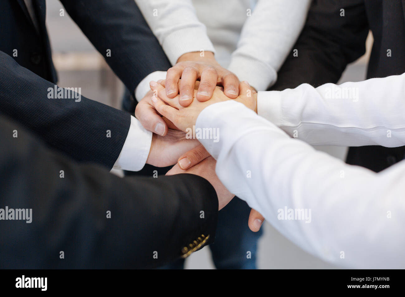 Teamwork friends unity collaboration hi-res stock photography and ...