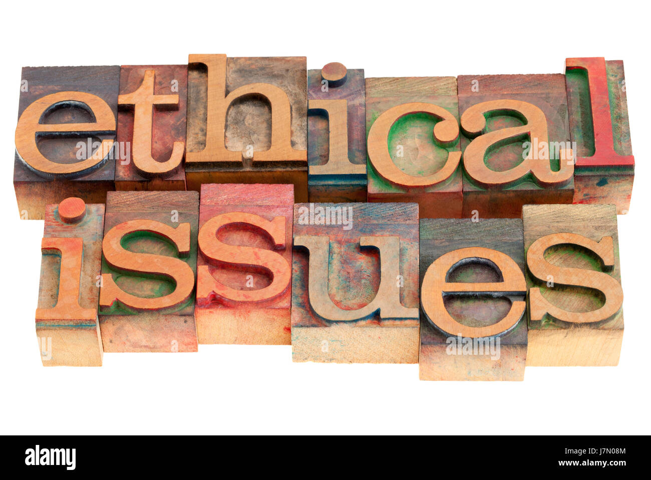 letterpress problem issue moral ethics dilemma type model build colour ...