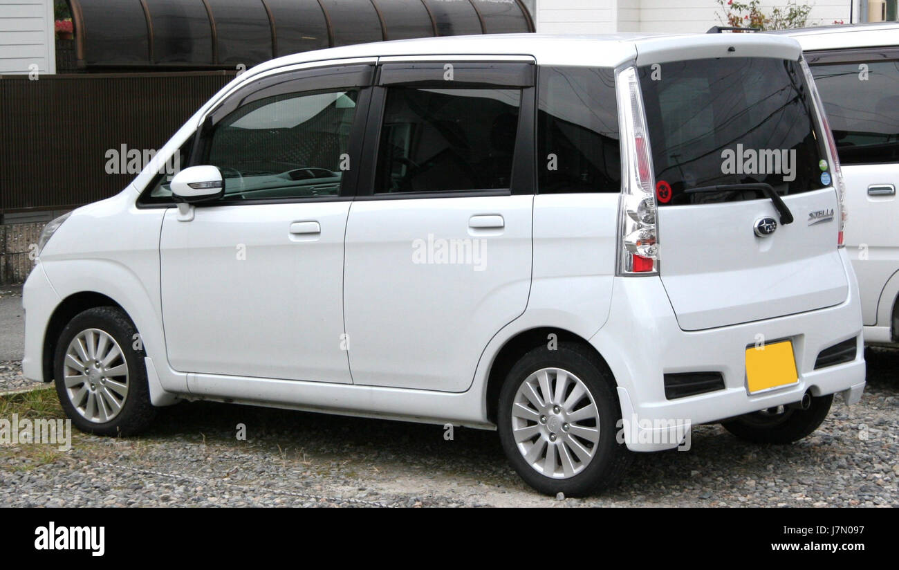 1st generation Subaru Stella Custom rear Stock Photo - Alamy