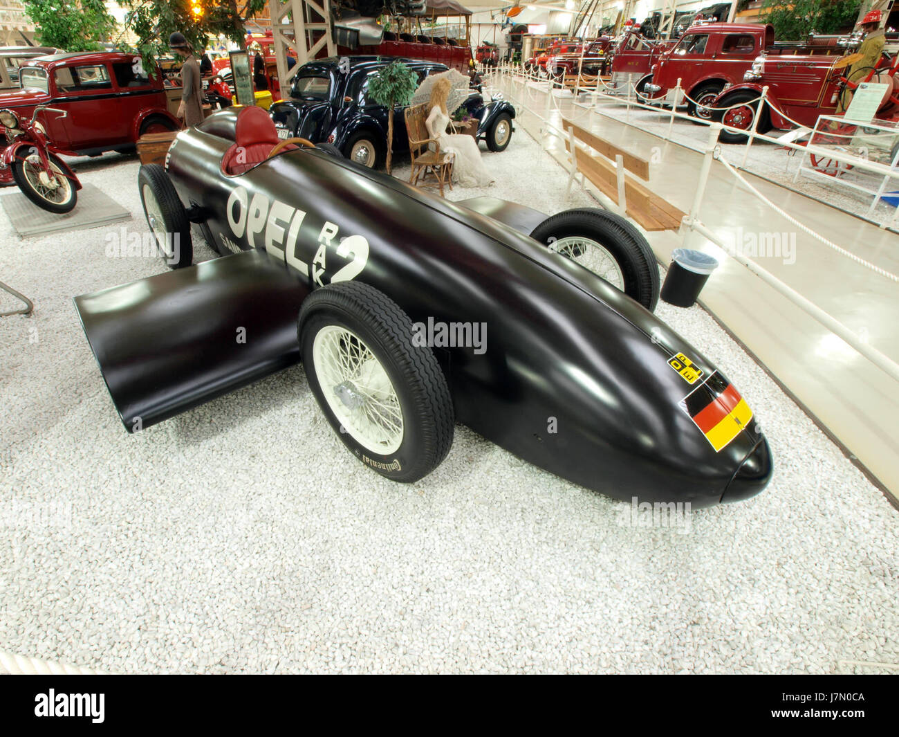 The 1928 Opel RAK2 was an early experimental rocket-powered car ...