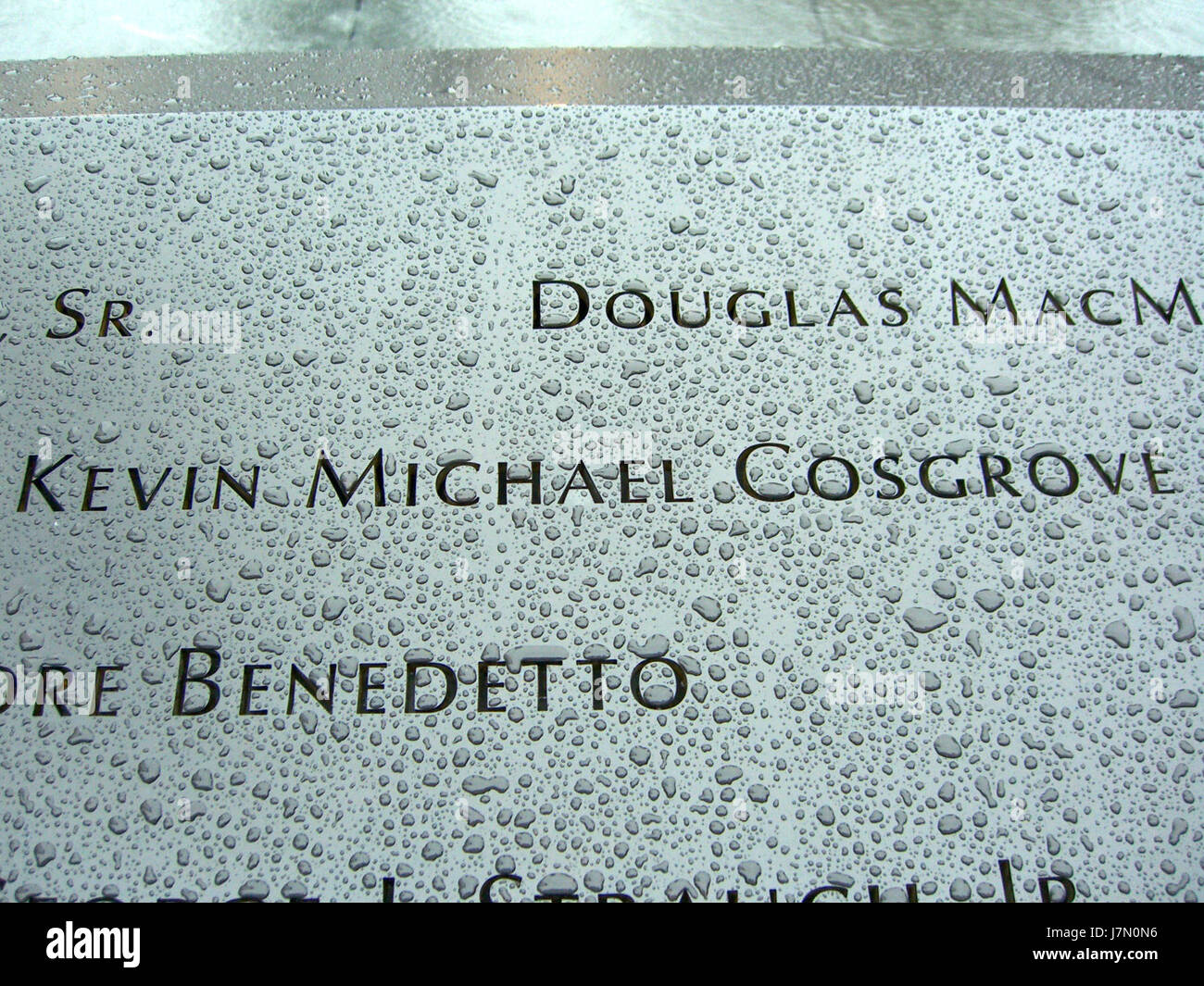 This panel image depicts Kevin Cosgrove, presenting a historical or ...