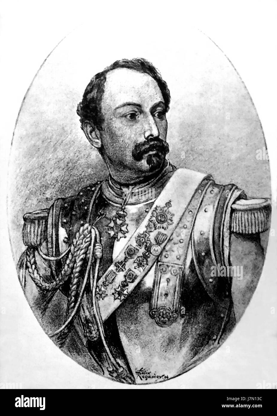 Colonel Jacques Albert Verly Stock Photo - Alamy