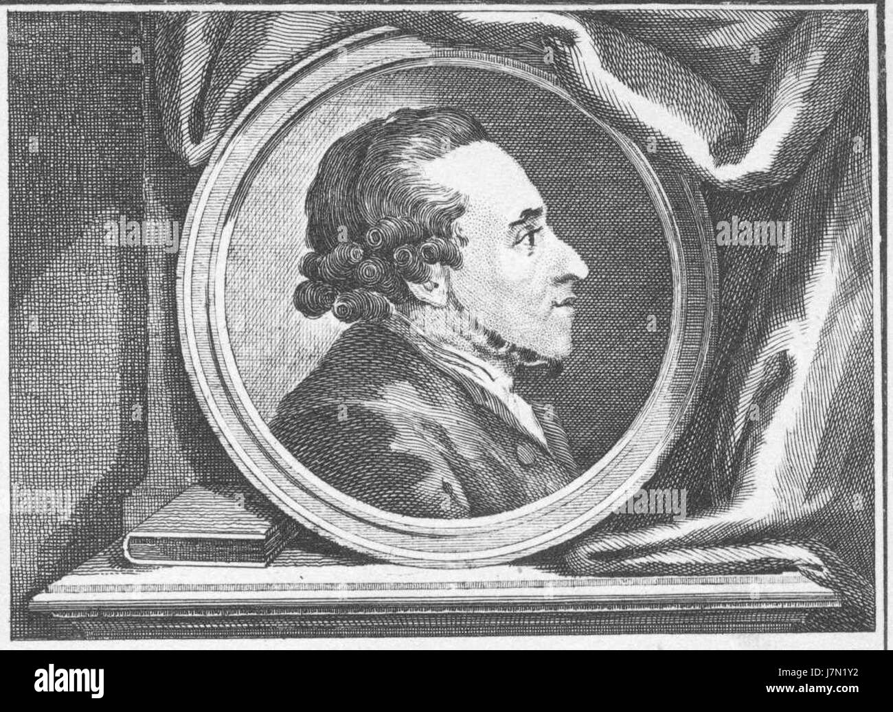 'Moses Mendelssohn im Bildnisse nach der Natur gezeichnet ...