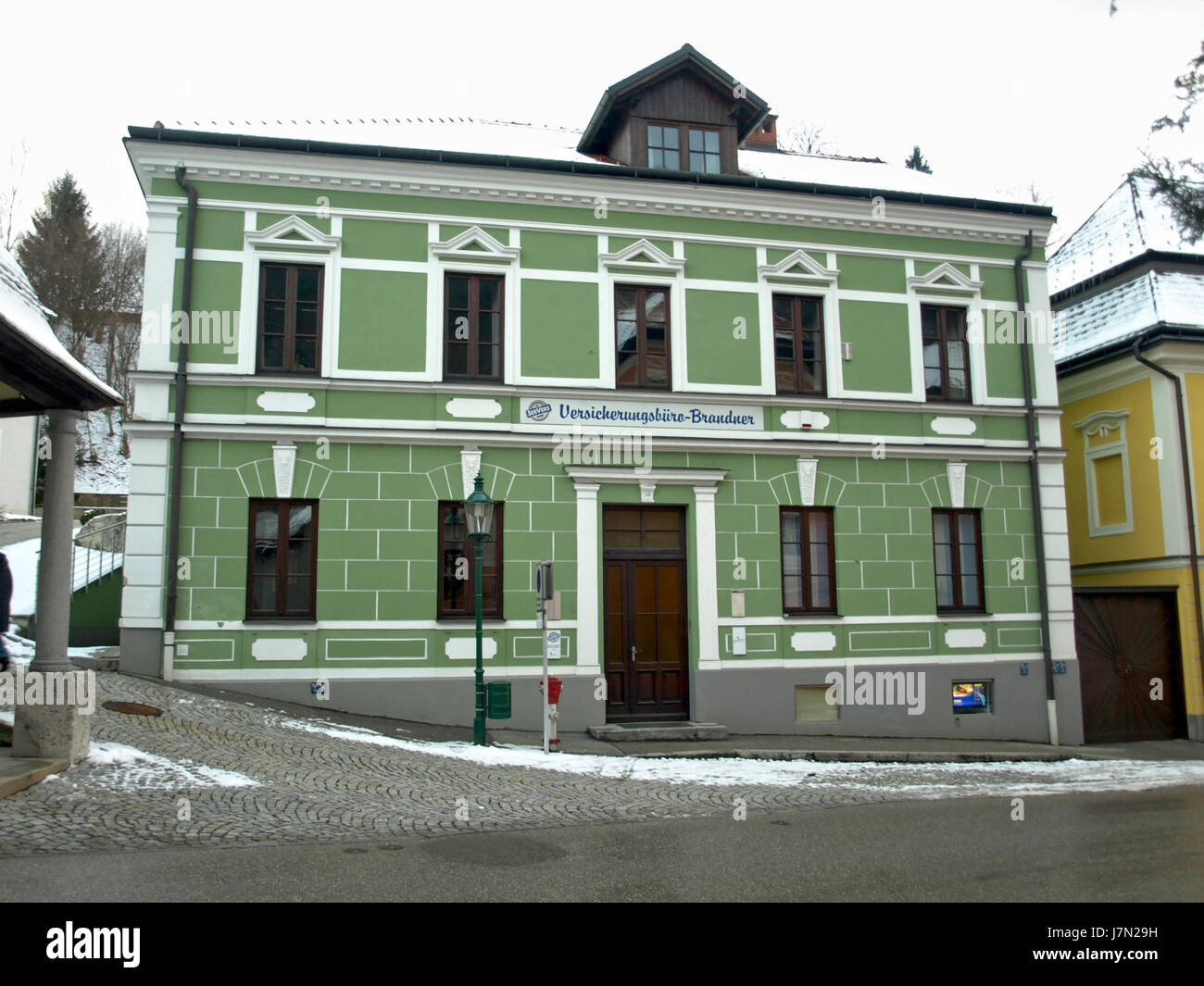 The image showcases the former municipal office of Weyer, located at ...