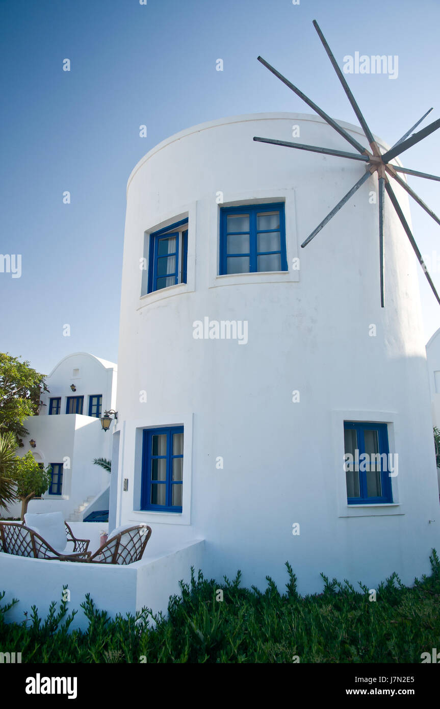 blue greece water mediterranean salt water sea ocean greek windmill ...