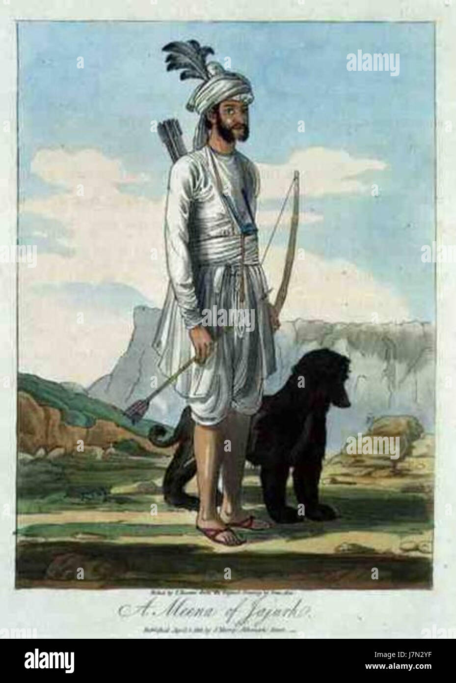 A Meena woman from Jajurh, India, is depicted in this reference ...