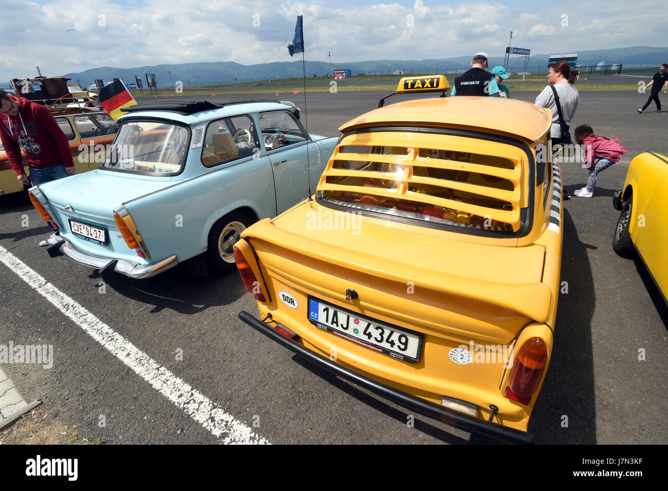 A meeting of Trabant cars, produced in former East Germany, took place ...