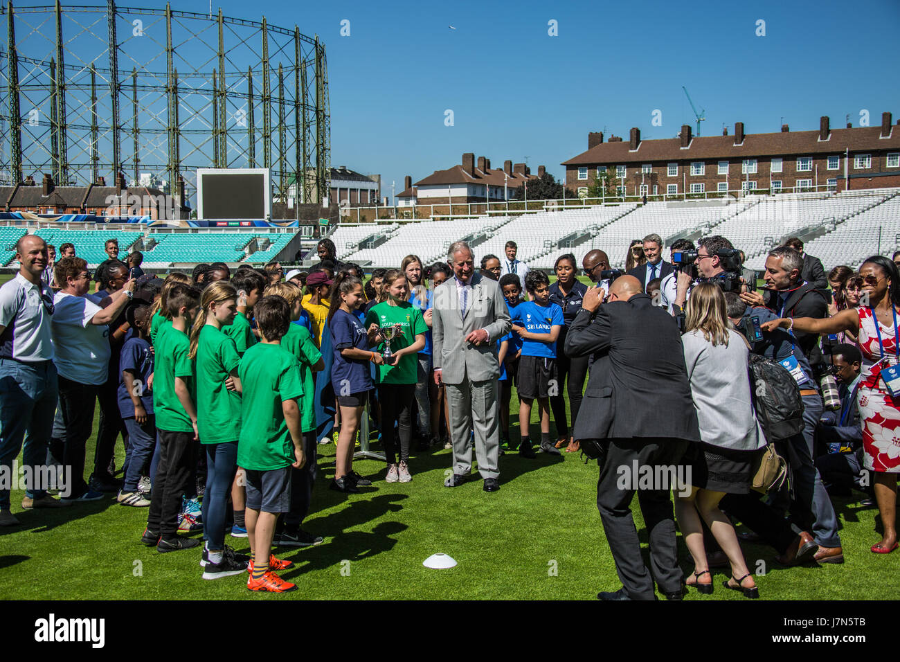 The Oval, London, UK. 25th May, 2017. The Prince of Wales launched the ...