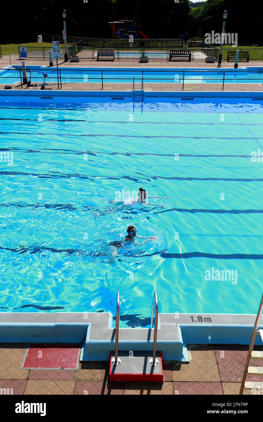 Lido peterborough swimming pool hi-res stock photography and images - Alamy