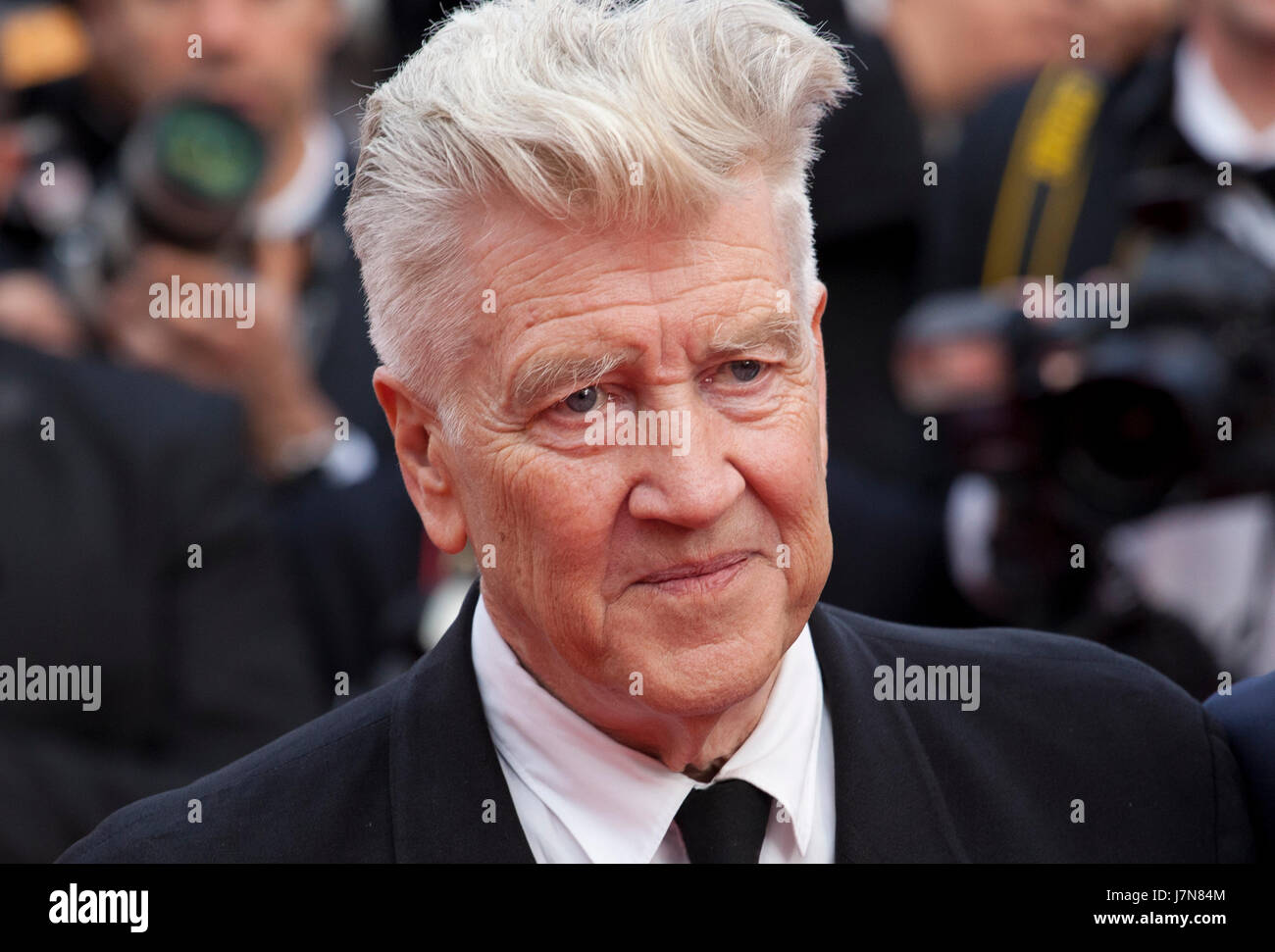 Director David Lynch at Twin Peaks gala screening at the 70th Cannes ...