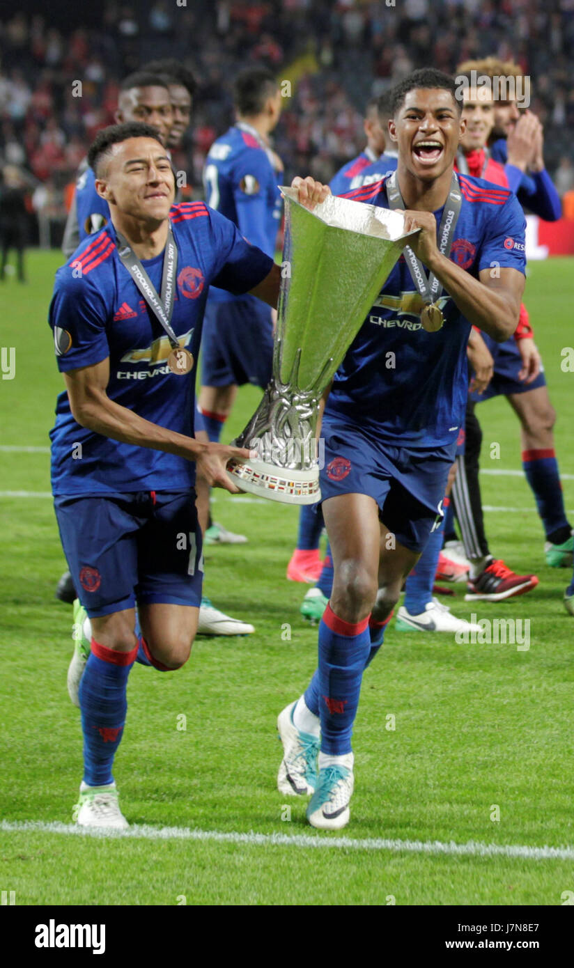 May 24th 2017, Friends Arena, Stockholm, Sweden; UEFA Europa League Cup ...