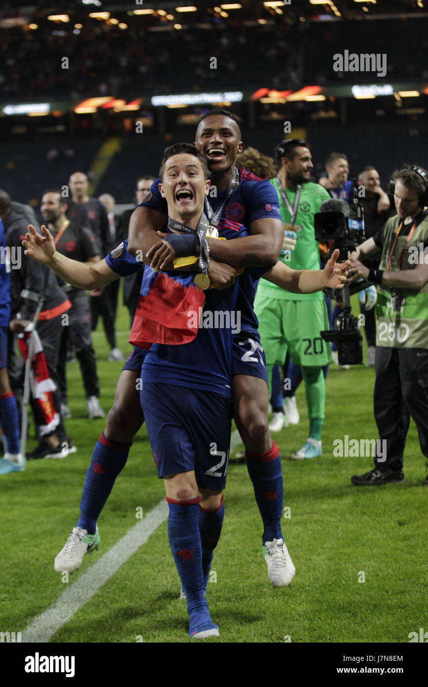 May 24th 2017, Friends Arena, Stockholm, Sweden; UEFA Europa League Cup ...