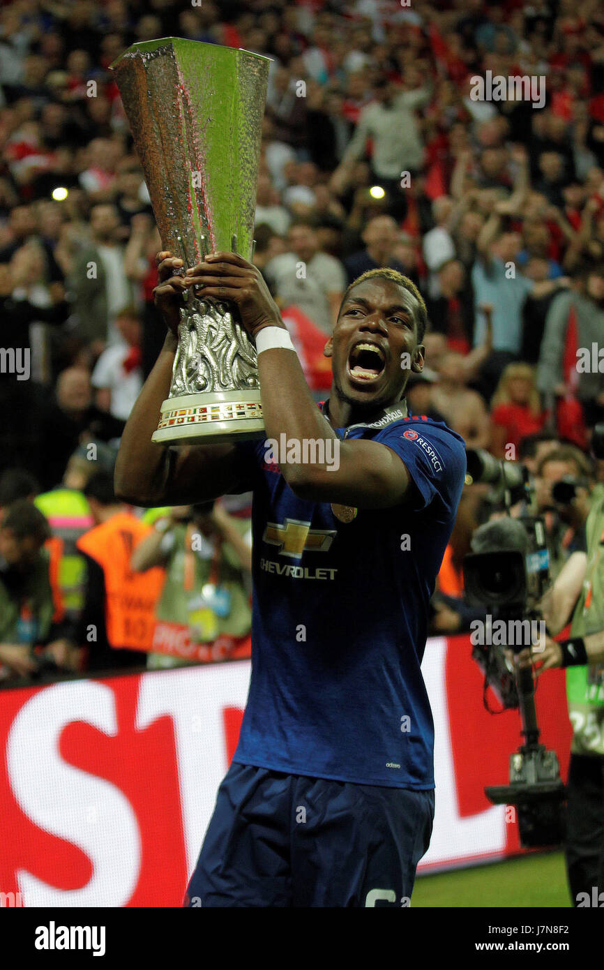 May 24th 2017, Friends Arena, Stockholm, Sweden; UEFA Europa League Cup ...