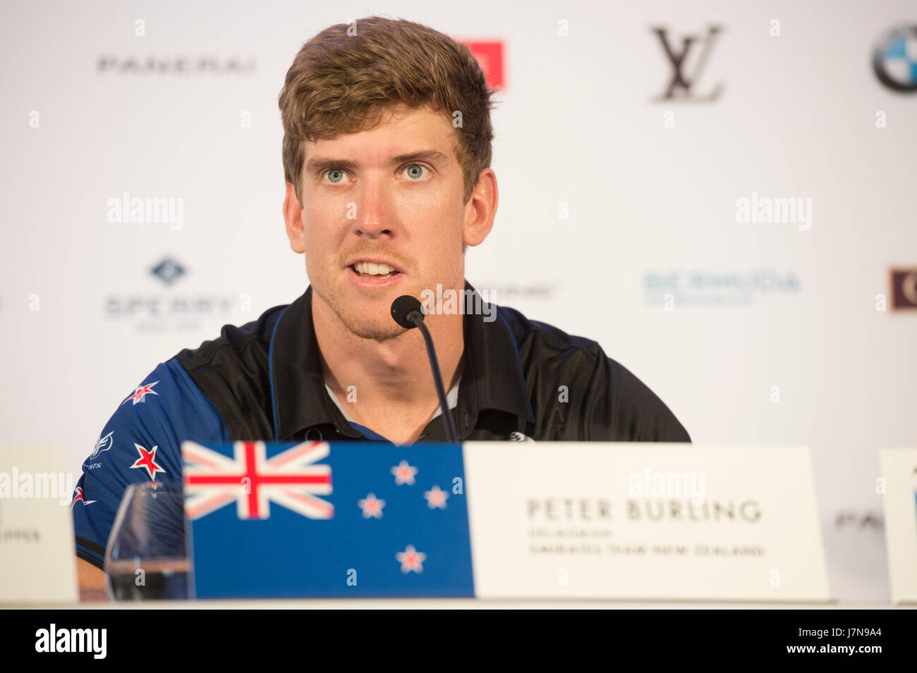 Bermuda. 25th May, 2017. Peter Burling, Helmsman for Emirates Team New ...