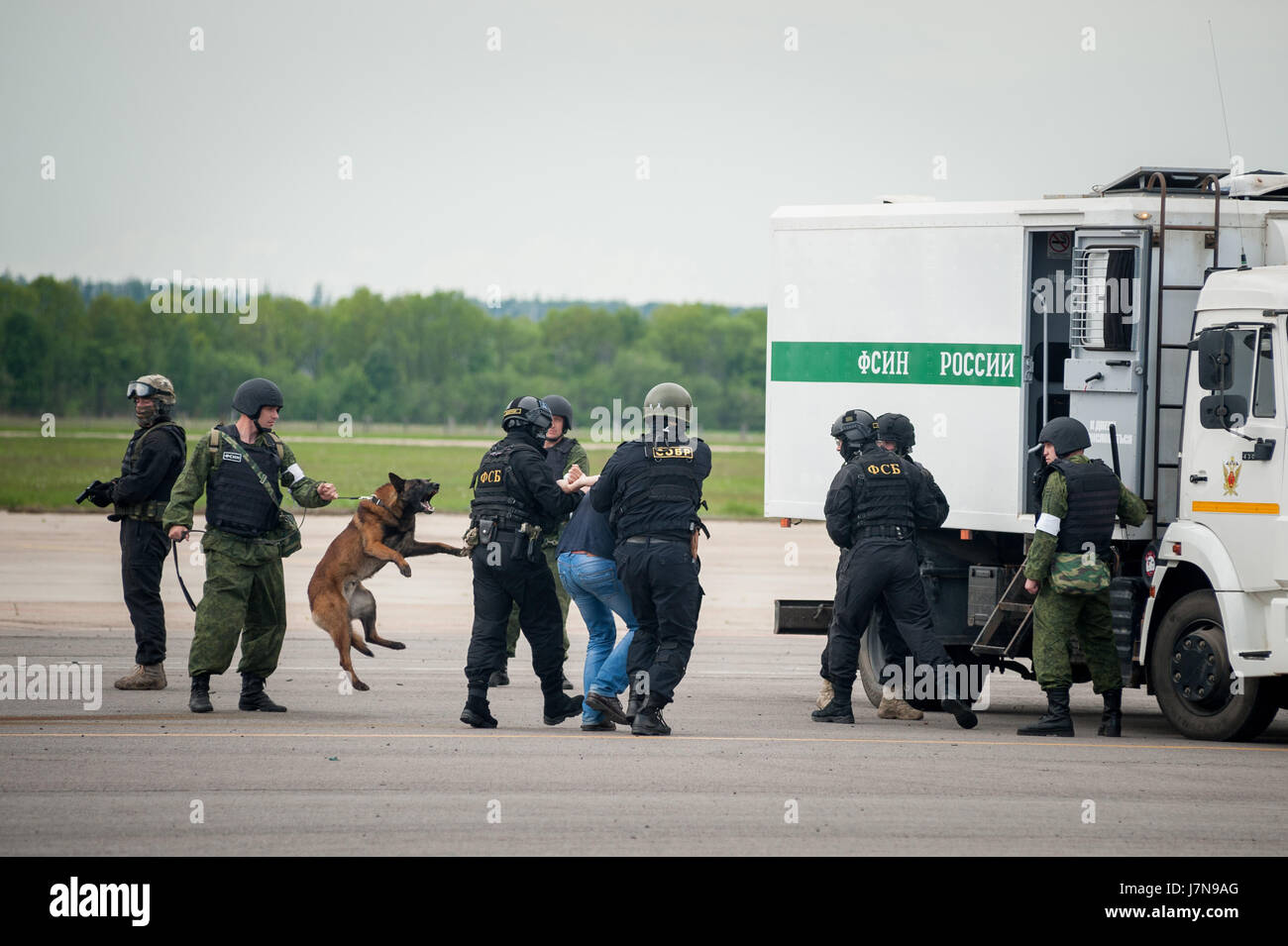 Tambov, Tambov region, Russia. 25th May, 2017. (pictured center), the ...