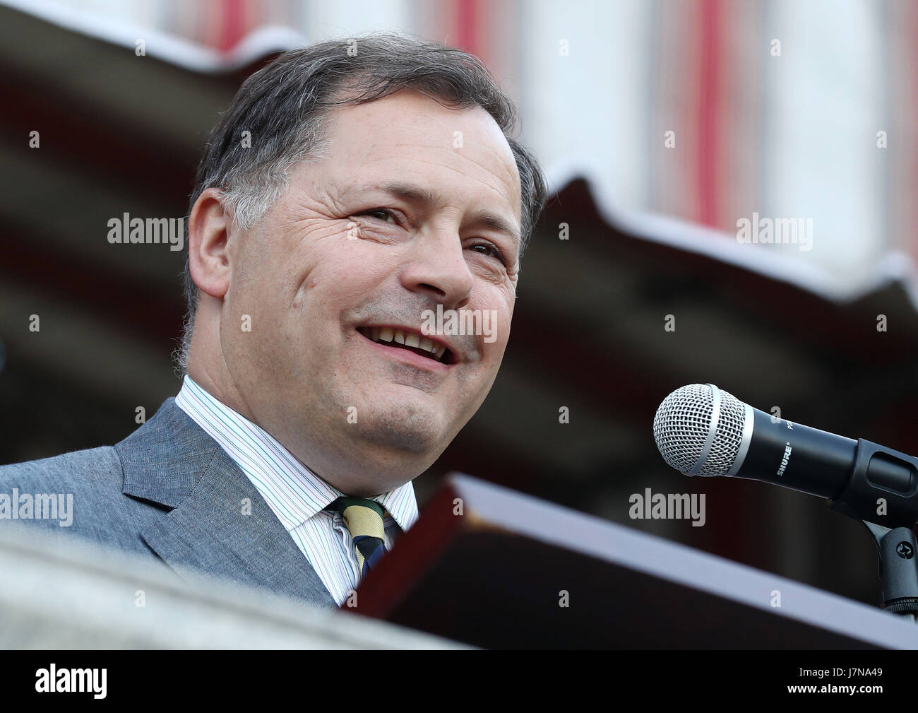 British envoy at Queen's birthday reception British Ambassador Charles ...