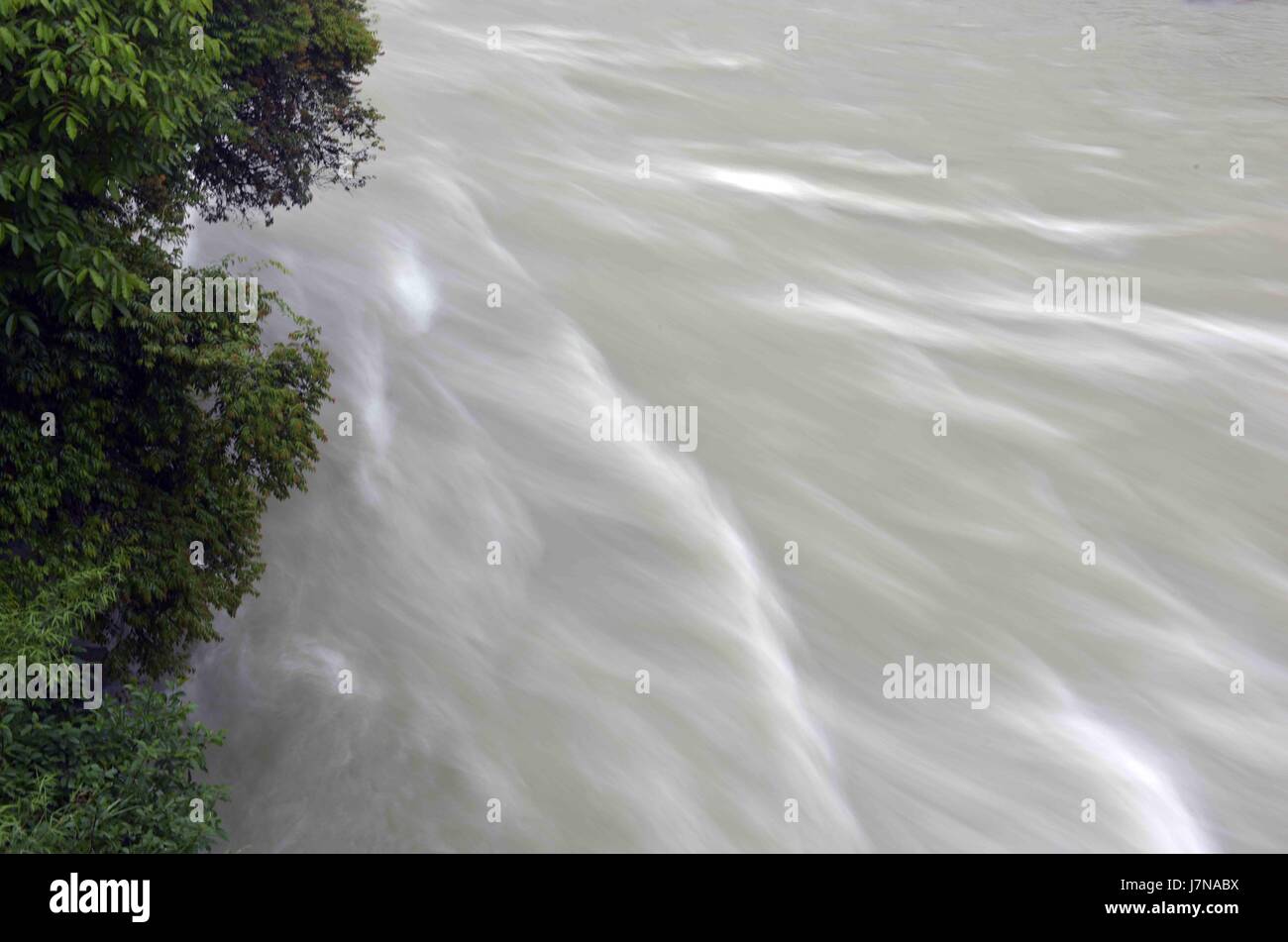 Gongshan. 25th May, 2017. Photo taken on May 25, 2017 shows river water ...