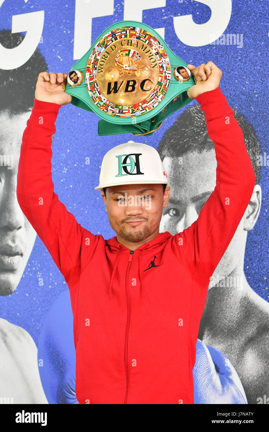 Tokyo, Japan. 21st May, 2017. Daigo Higa Boxing : WBC flyweight champion Daigo Higa of Japan ...