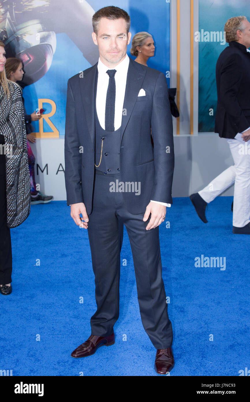 Hollywood, California, USA. 25th May, 2017. Actor Chris Pine attends ...