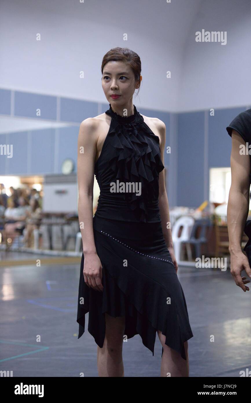 Seoul, Korea. 25th May, 2017. Soo bin Bae, Kim Gyuri, Ju-Won Kim ...