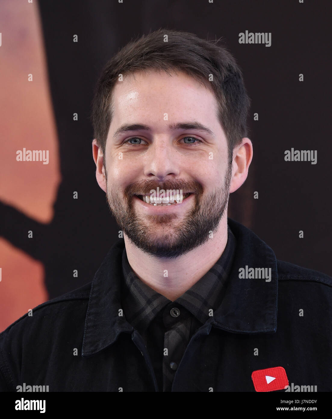 Hollywood, California, USA. 25th May, 2017. Ian Hecox arrives for the ...