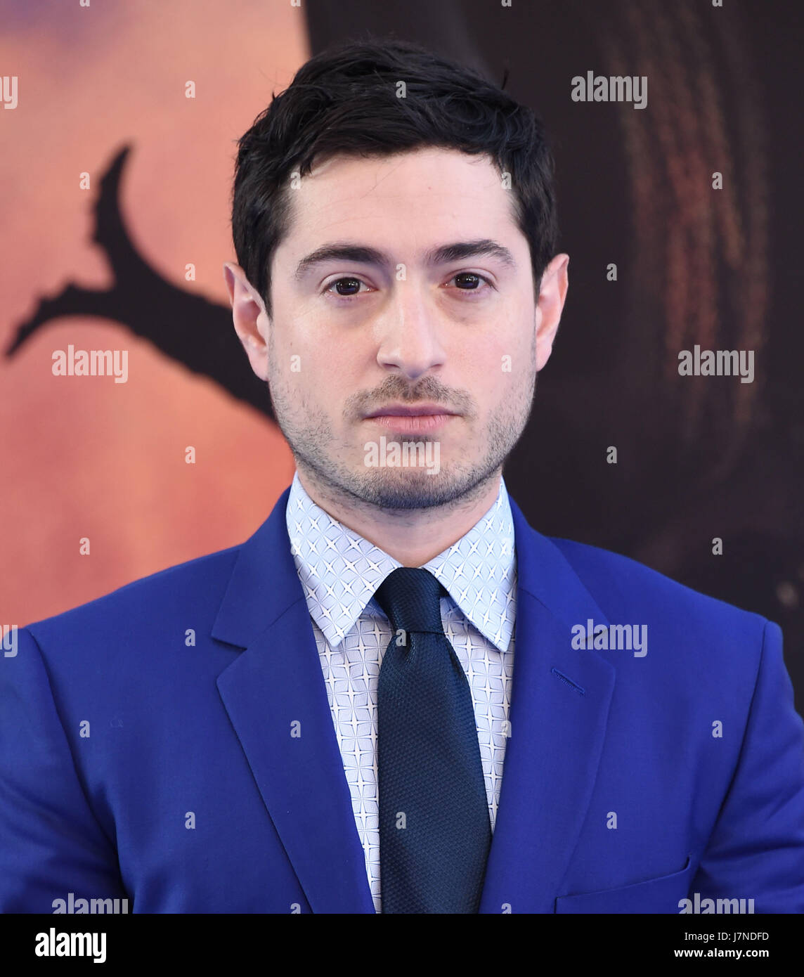 Hollywood, California, USA. 25th May, 2017. Jason Fuchs arrives for the ...