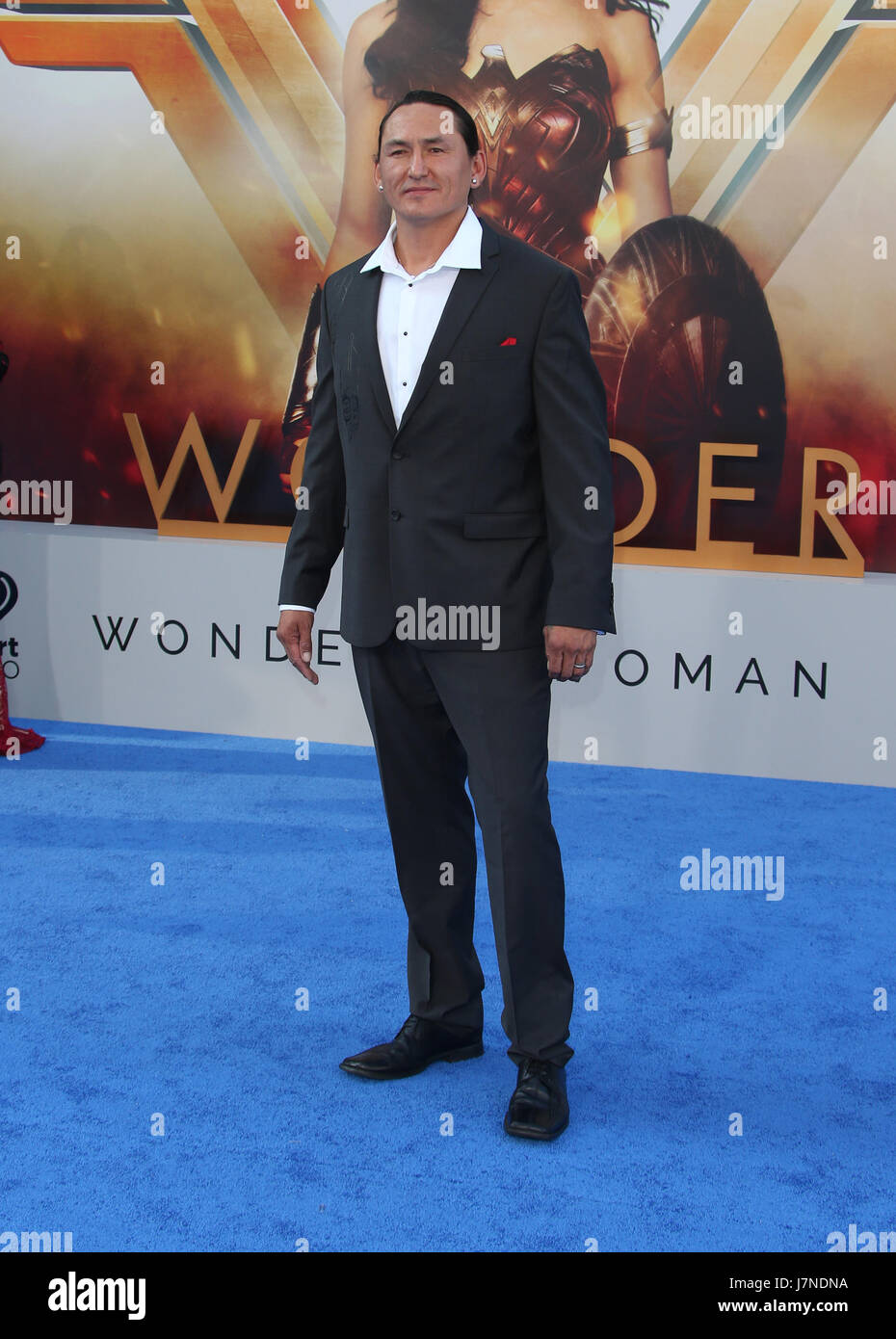 Hollywood, Ca. 25th May, 2017. Eugene Brave Rock, at the Wonder Woman ...