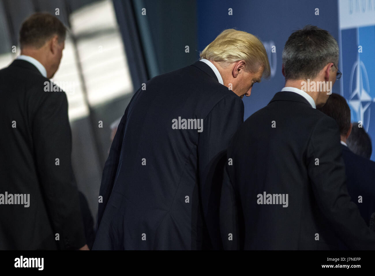 Brussels, Belgium. 25th May, 2017. Official photo in the New NATO ...