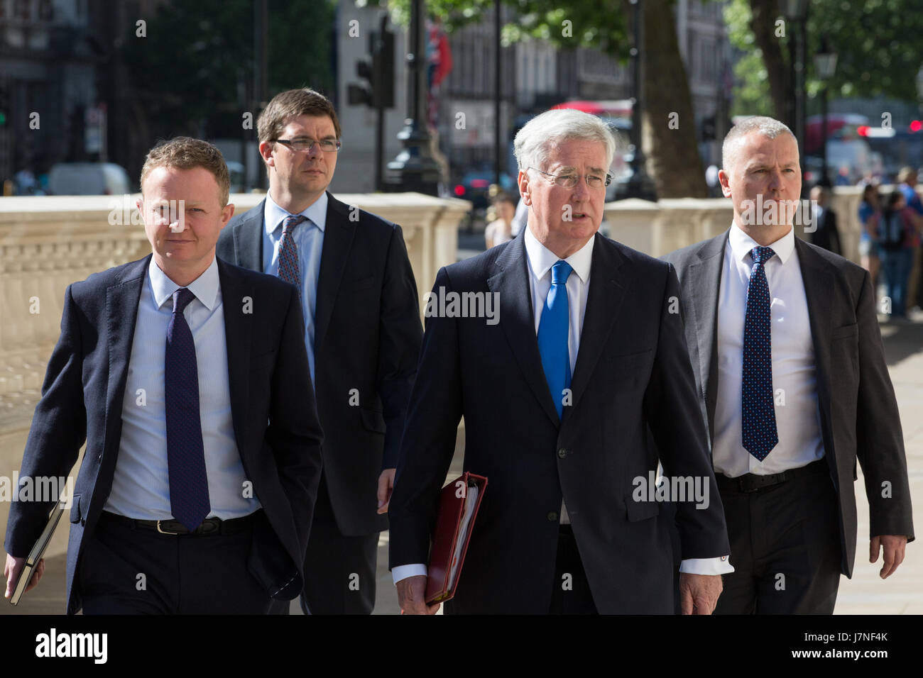 London, UK. 26th May, 2017. Sir Michael Fallon, Defence Minister ...