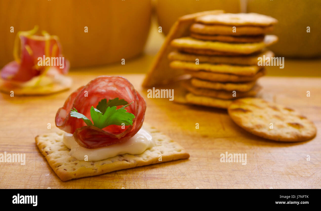 food aliment italian cracker crackers snack meat healthy close food ...