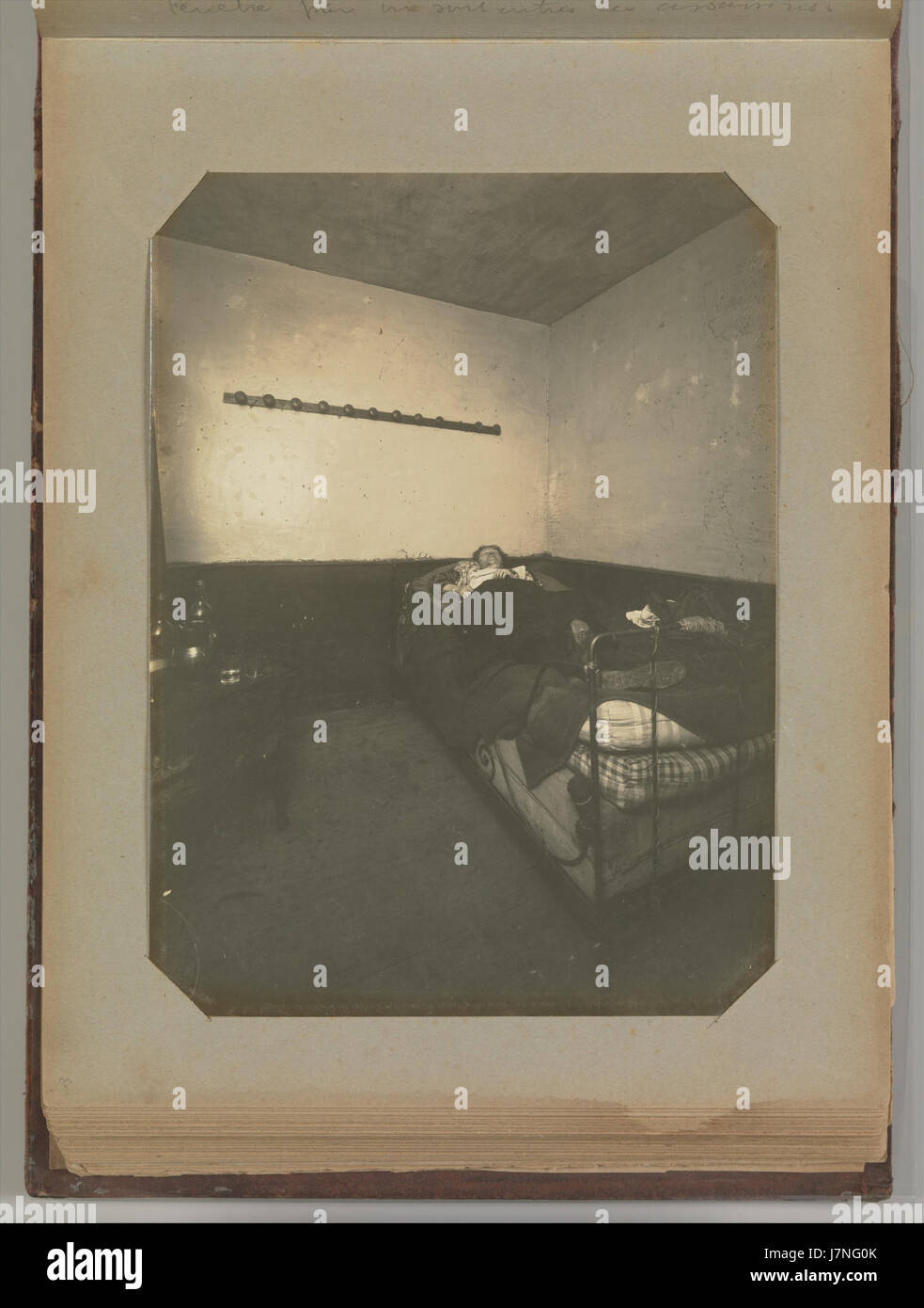 The album contains photographs of crime scenes in Paris, attributed to ...