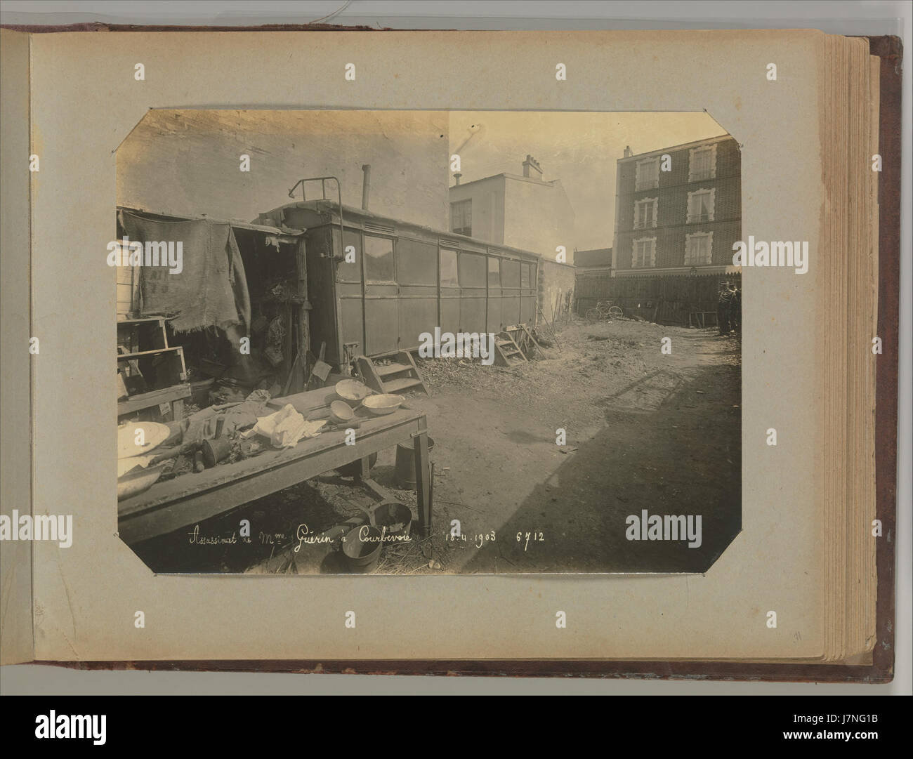 The album of Paris crime scenes, attributed to Alphonse Bertillon ...