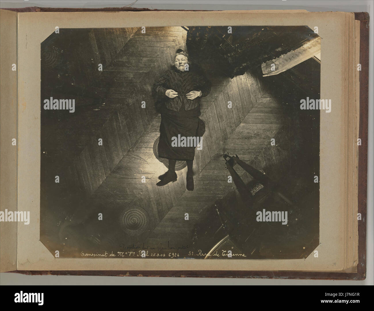 An album of Paris crime scenes attributed to Alphonse Bertillon ...