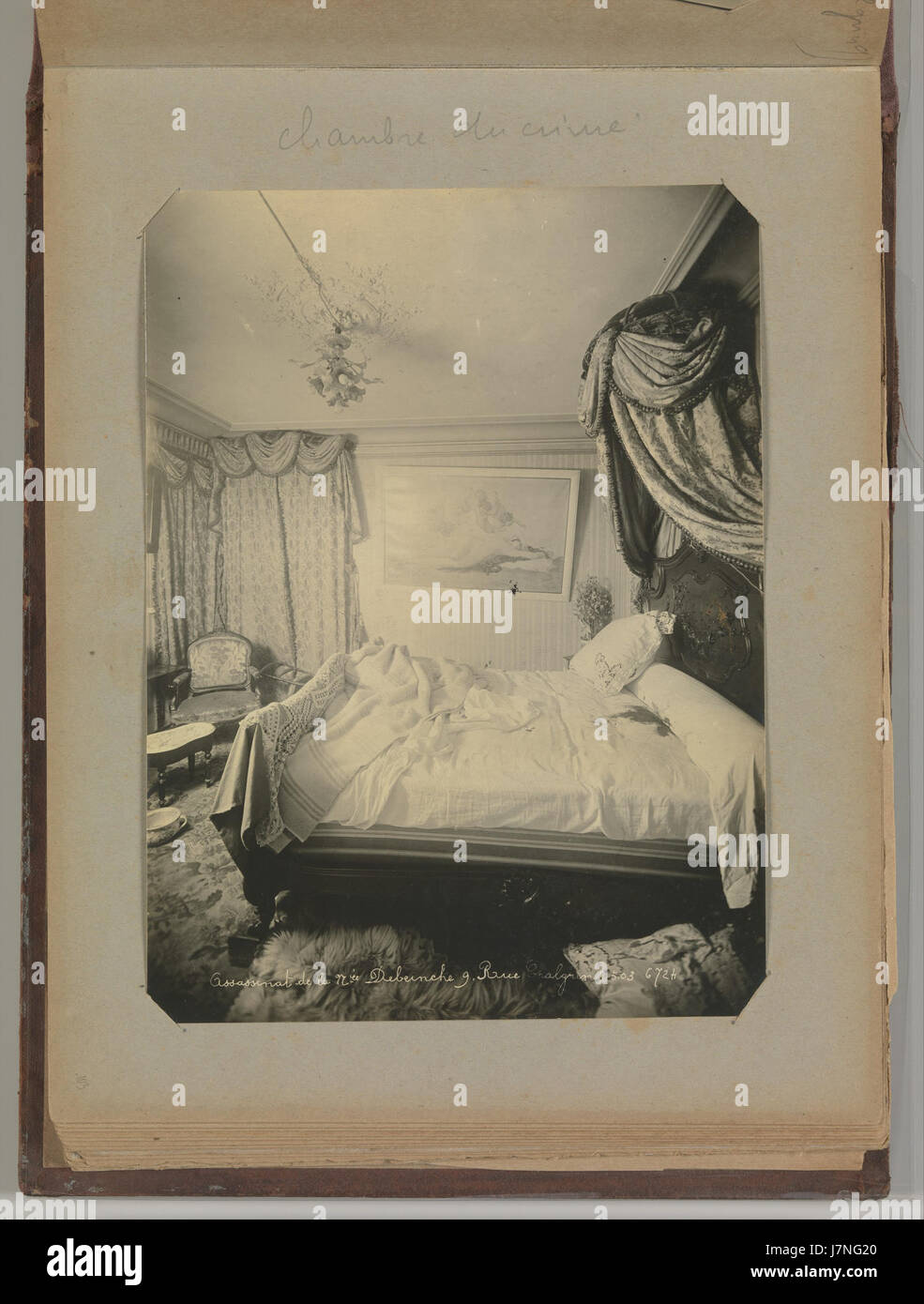 The 'Album of Paris Crime Scenes' features crime scene photographs ...
