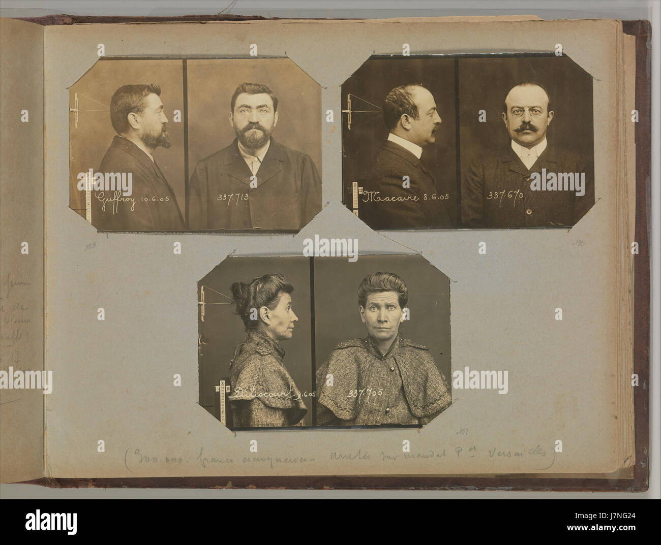The *Album of Paris Crime Scenes* attributed to Alphonse Bertillon is a ...