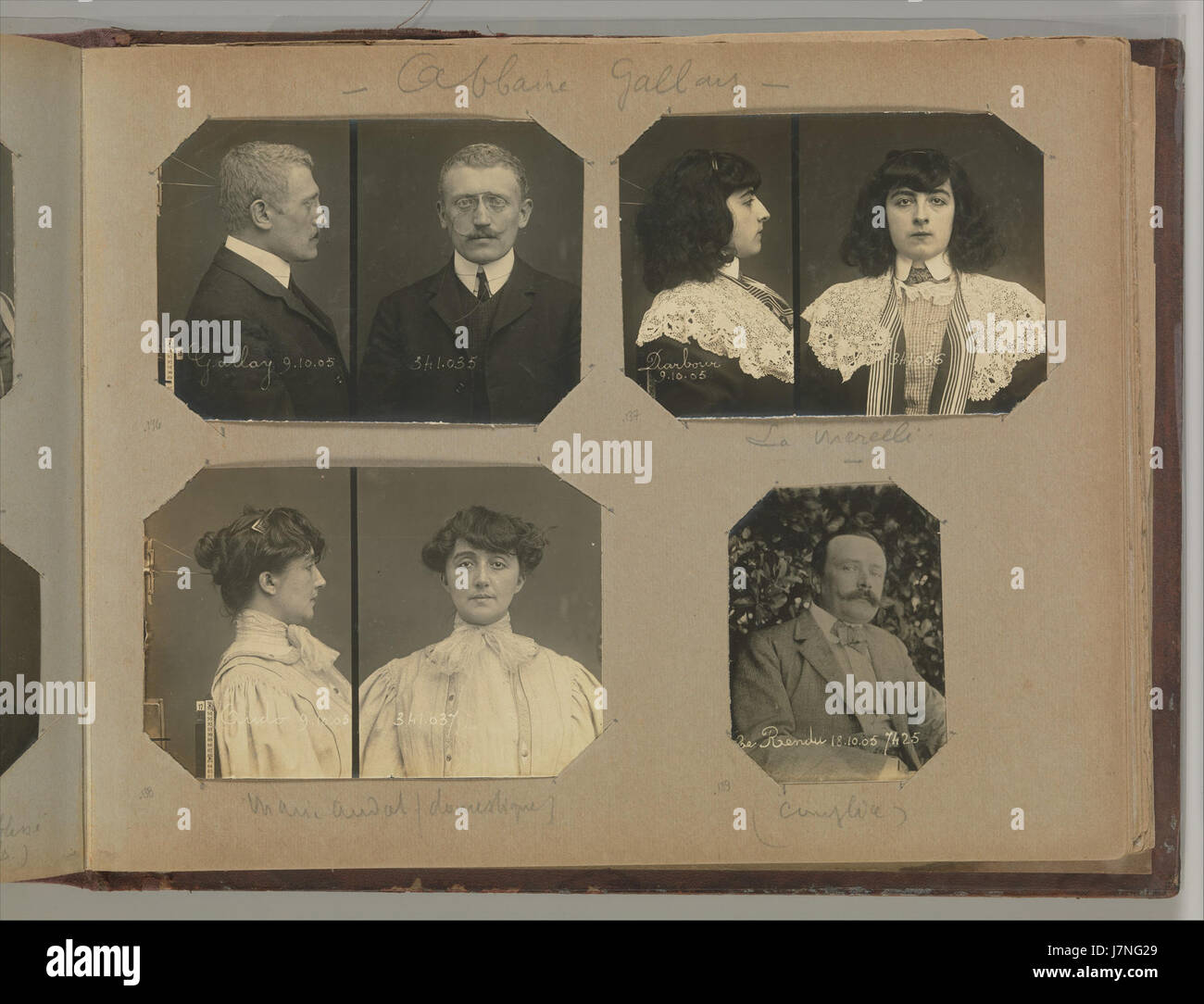 A historical album of Paris crime scenes, attributed to Alphonse ...