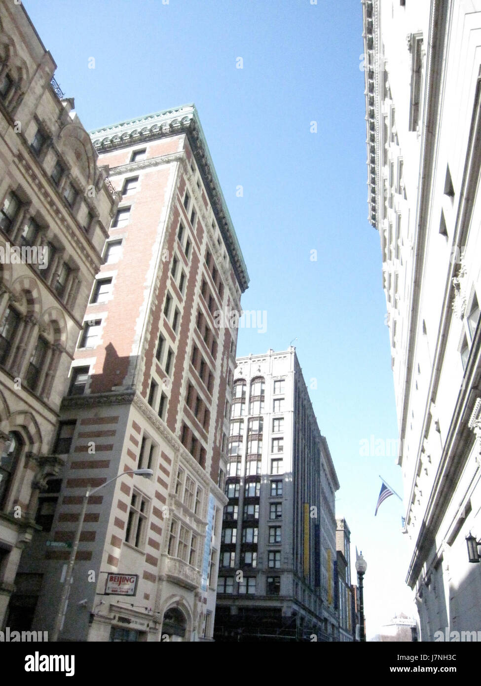 The intersection of Boylston Street and Tremont Street in Boston ...