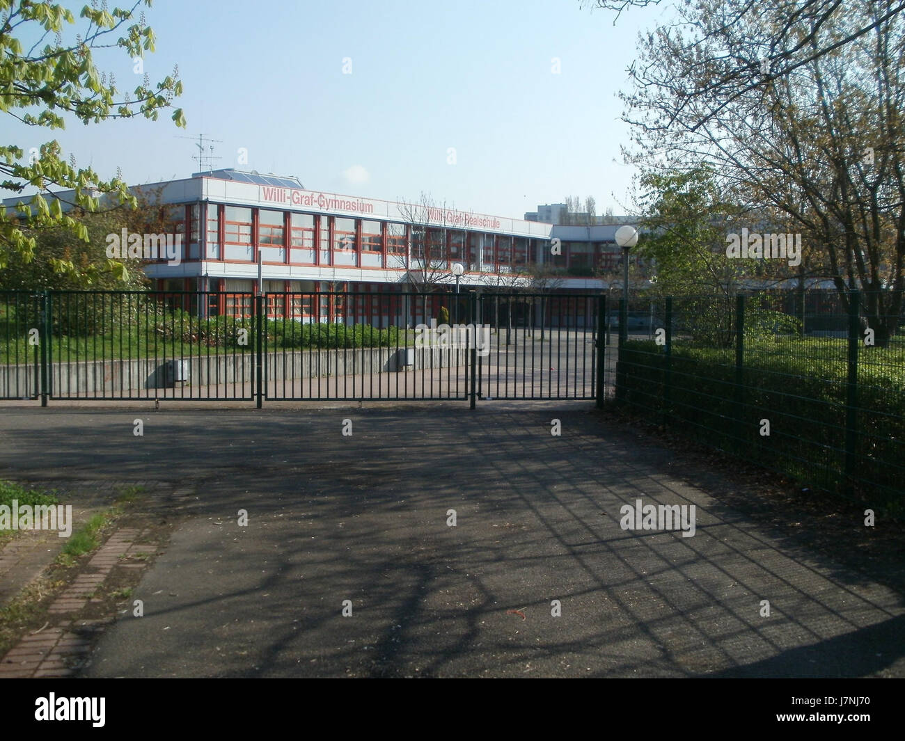 This photograph captures Willi Graf Schulen, which could refer to a ...