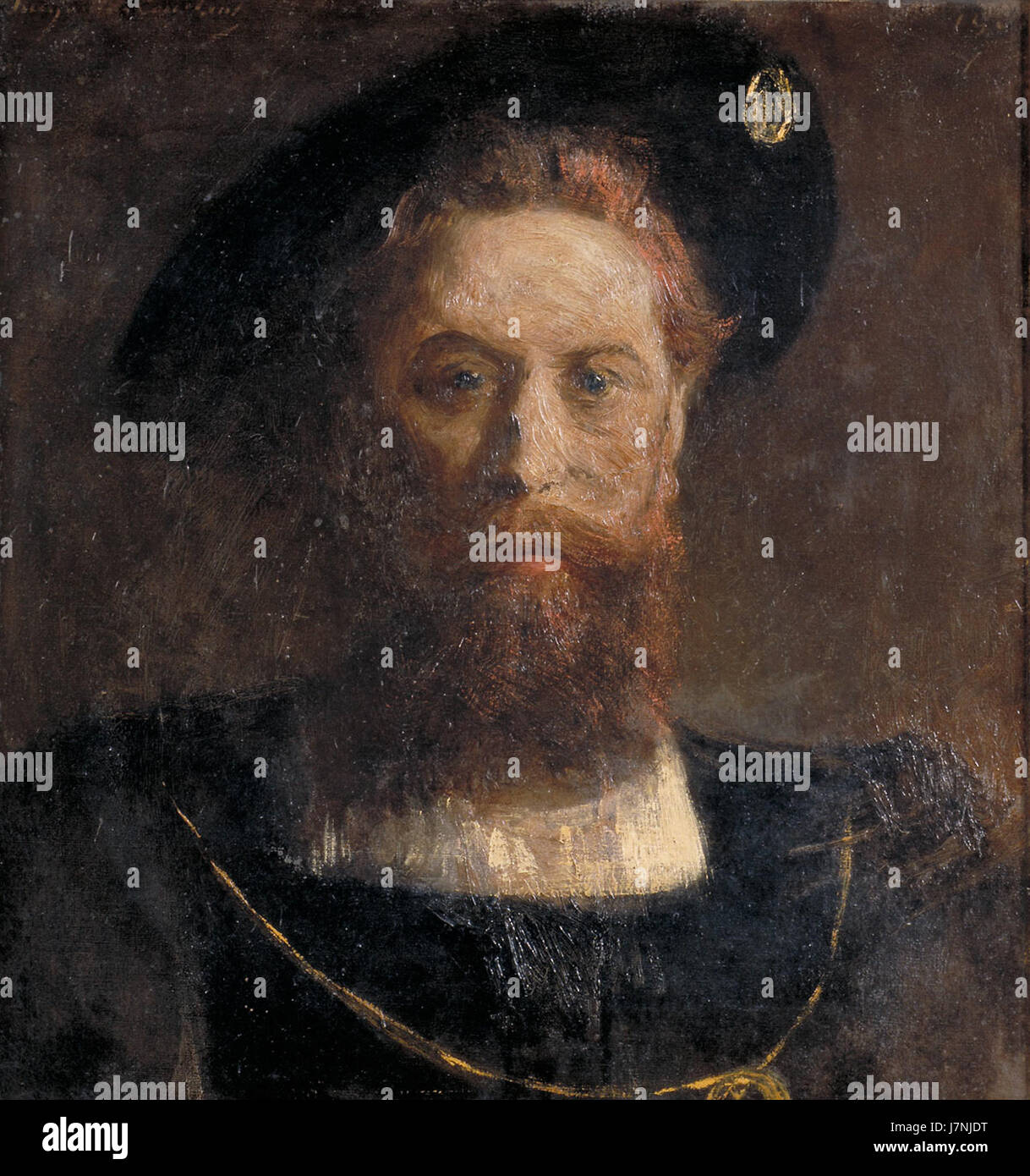 Portrait by Benjamin Constant, titled *Portrait d'homme de la ...