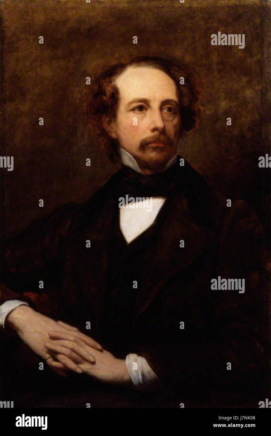 Charles dickens painting hi-res stock photography and images - Alamy