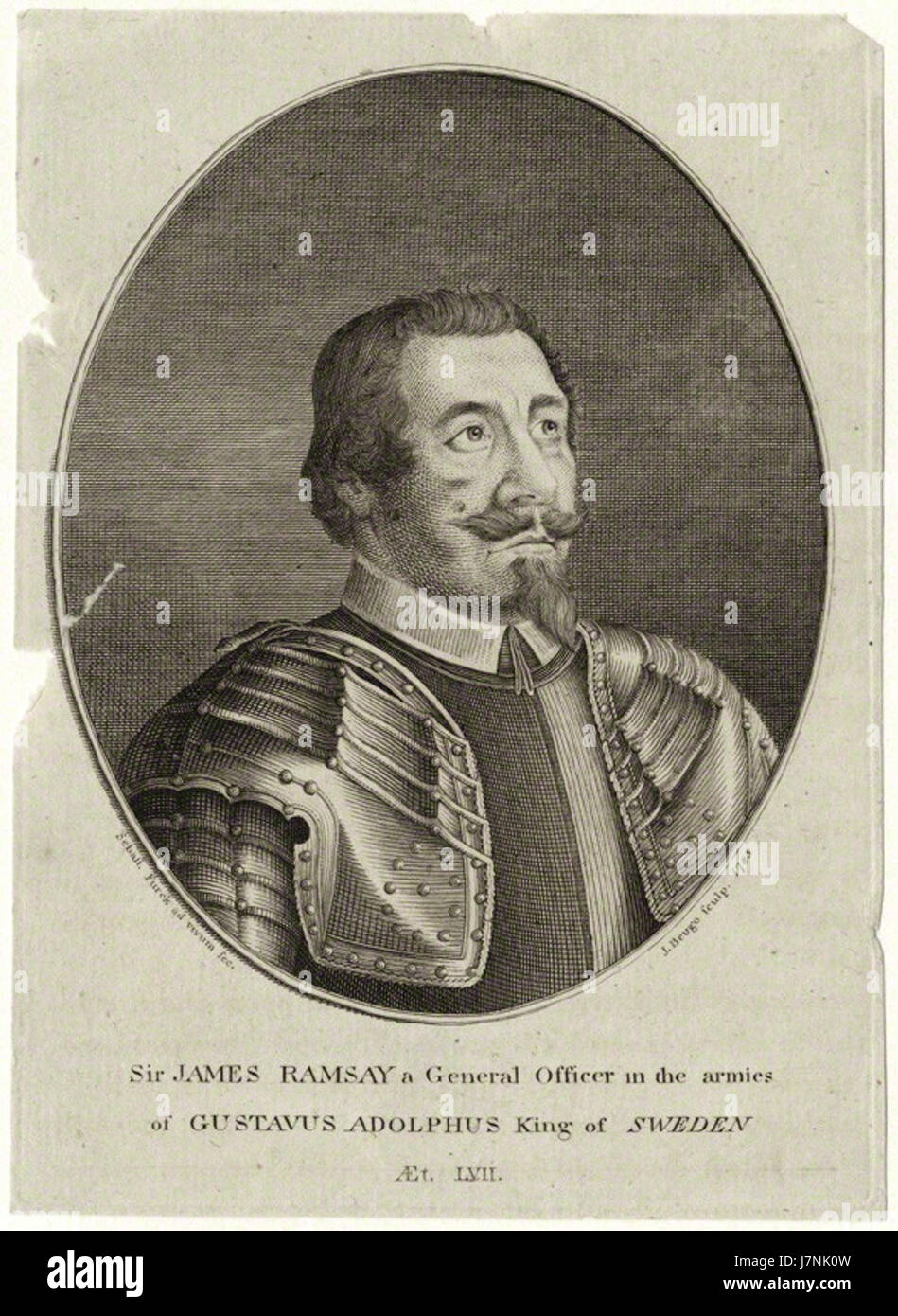 ('Sir') James Ramsay ('Black Ramsay') by John Beugo, after Sebastian ...